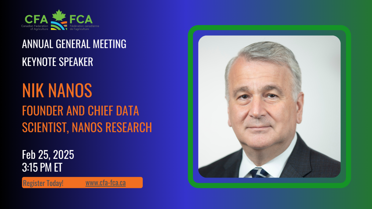 2025 CFA Annual General Meeting | CFA-FCA